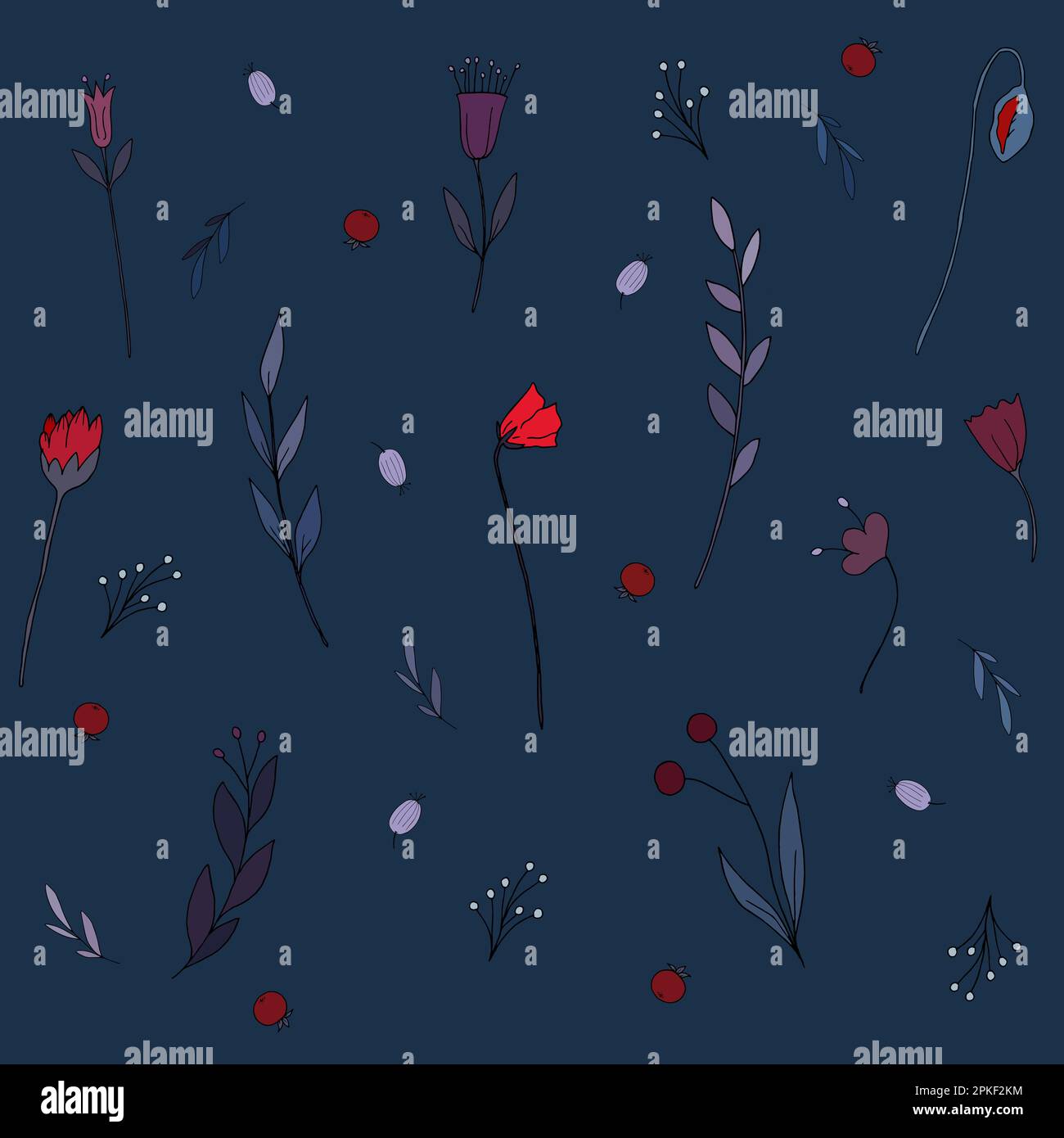 Dark background and flowers Stock Vector Images - Alamy