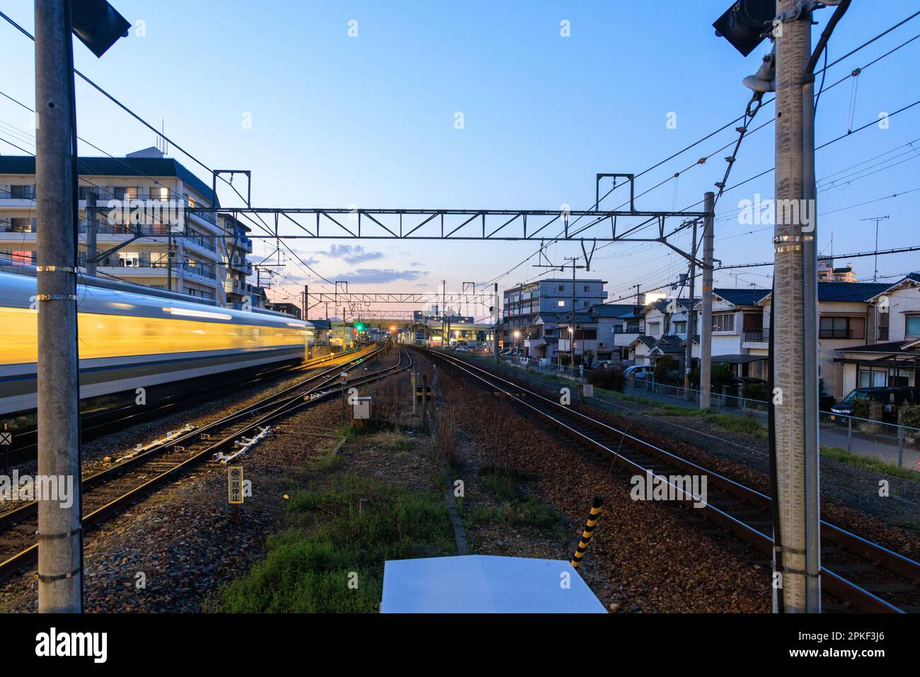 Moving local trains railway hi-res stock photography and images - Alamy