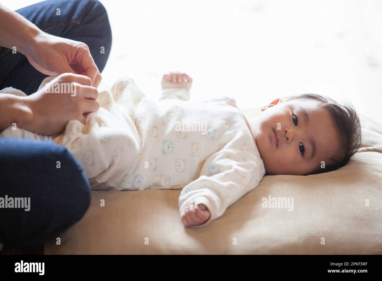 Father baby diaper work hi-res stock photography and images - Alamy