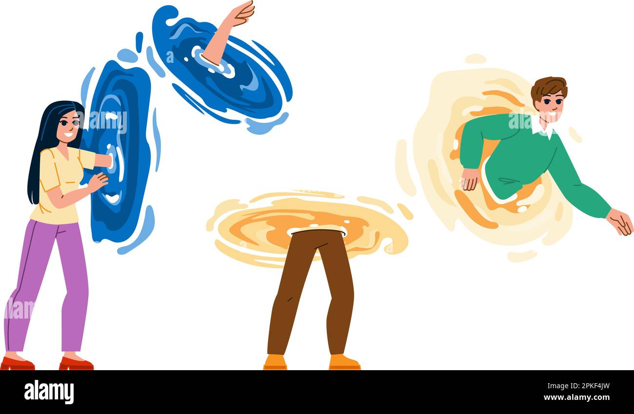 Teleport cartoon Stock Vector Images - Alamy