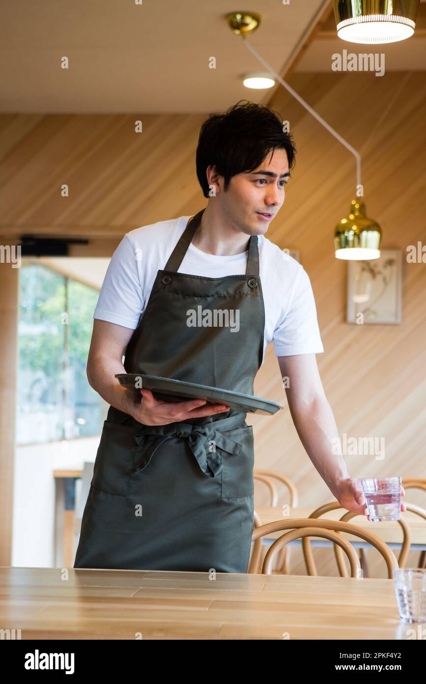 Handsome staff hi-res stock photography and images - Alamy