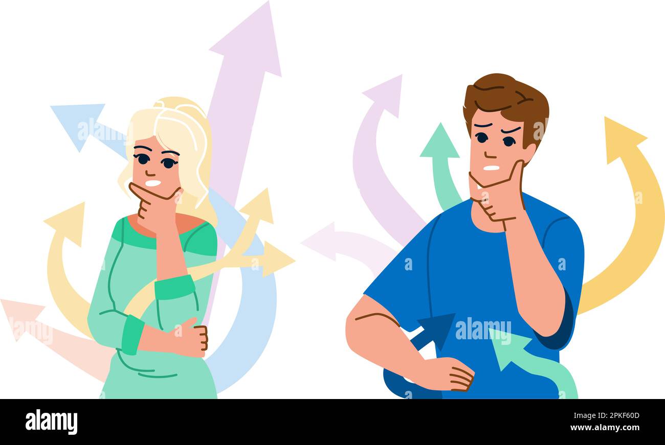 choose path vector Stock Vector Image & Art - Alamy