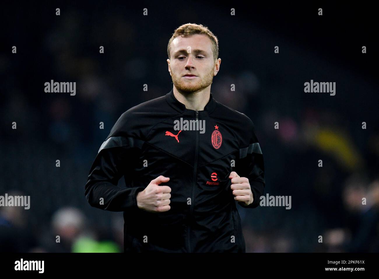 Milan's Tommaso Pobega portrait during Udinese Calcio vs AC Milan ...