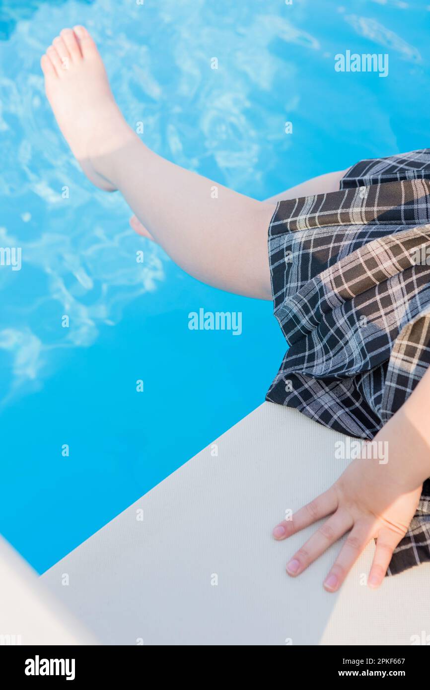 Barefoot girl school hi-res stock photography and images - Alamy