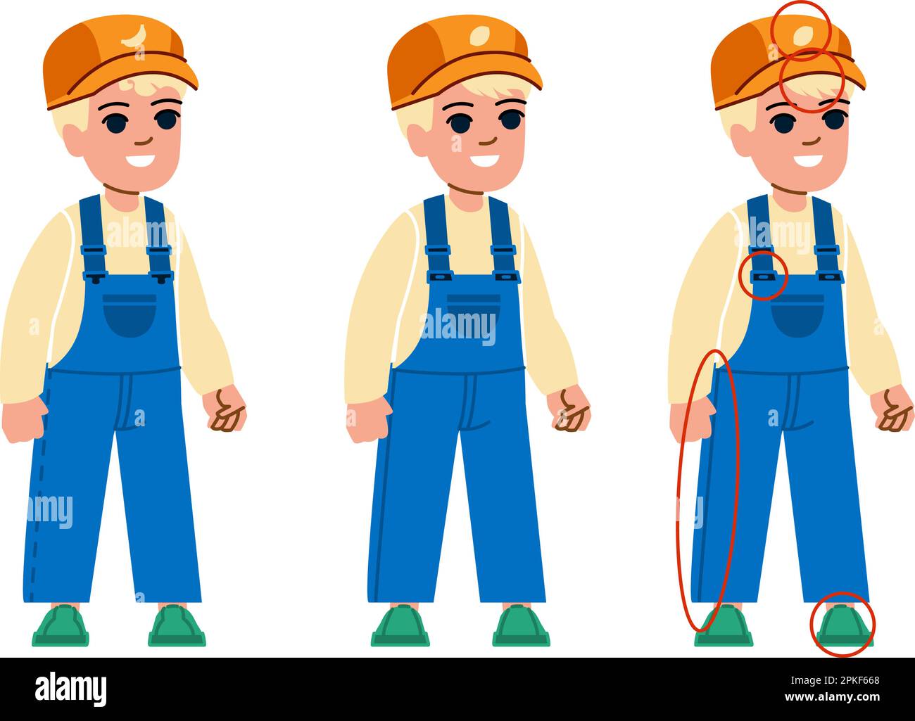find difference kid boy vector Stock Vector Image & Art - Alamy