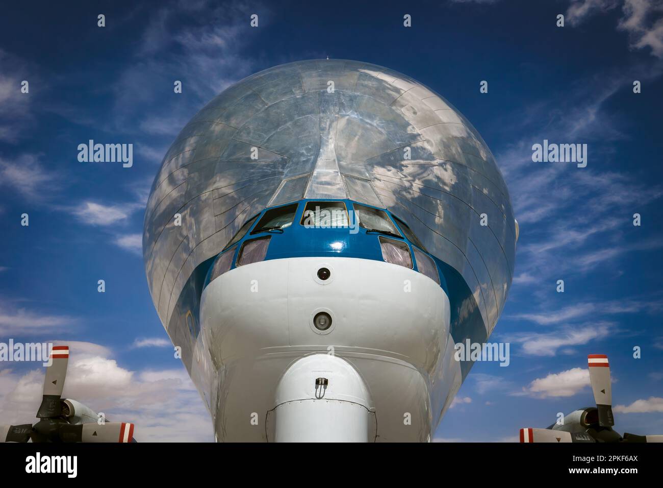 NASA's Aero Spacelines Super Guppy on the tarmac in El Paso, Texas ...