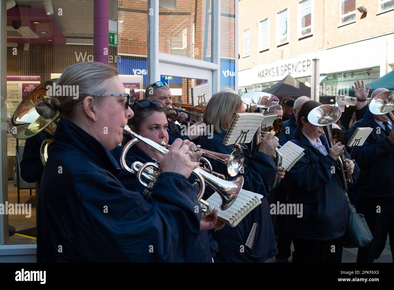 Maidenhead, Berkshire, UK. 7th April, 2023. Church goers from six ...