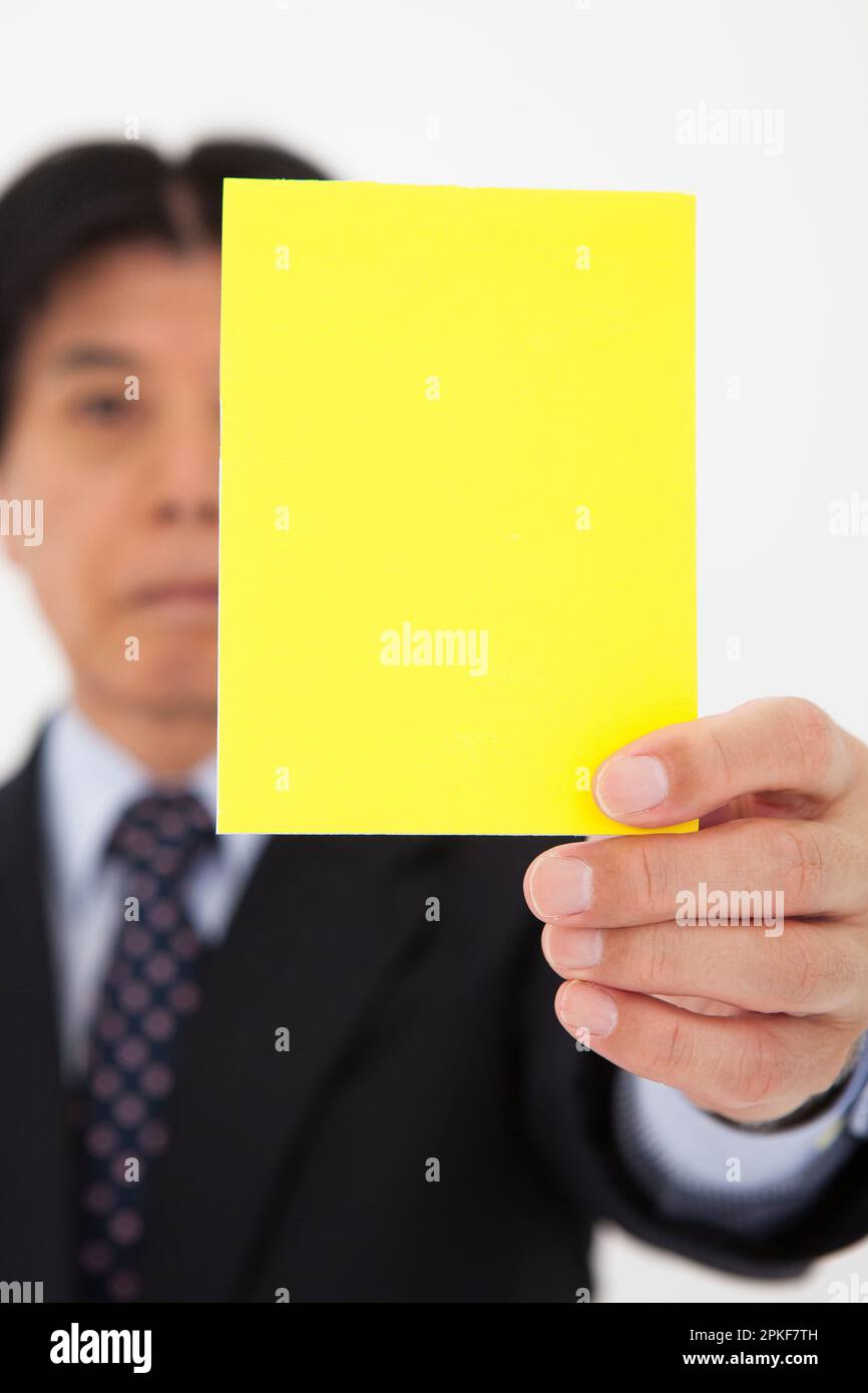 Soccer yellow card hi-res stock photography and images - Alamy