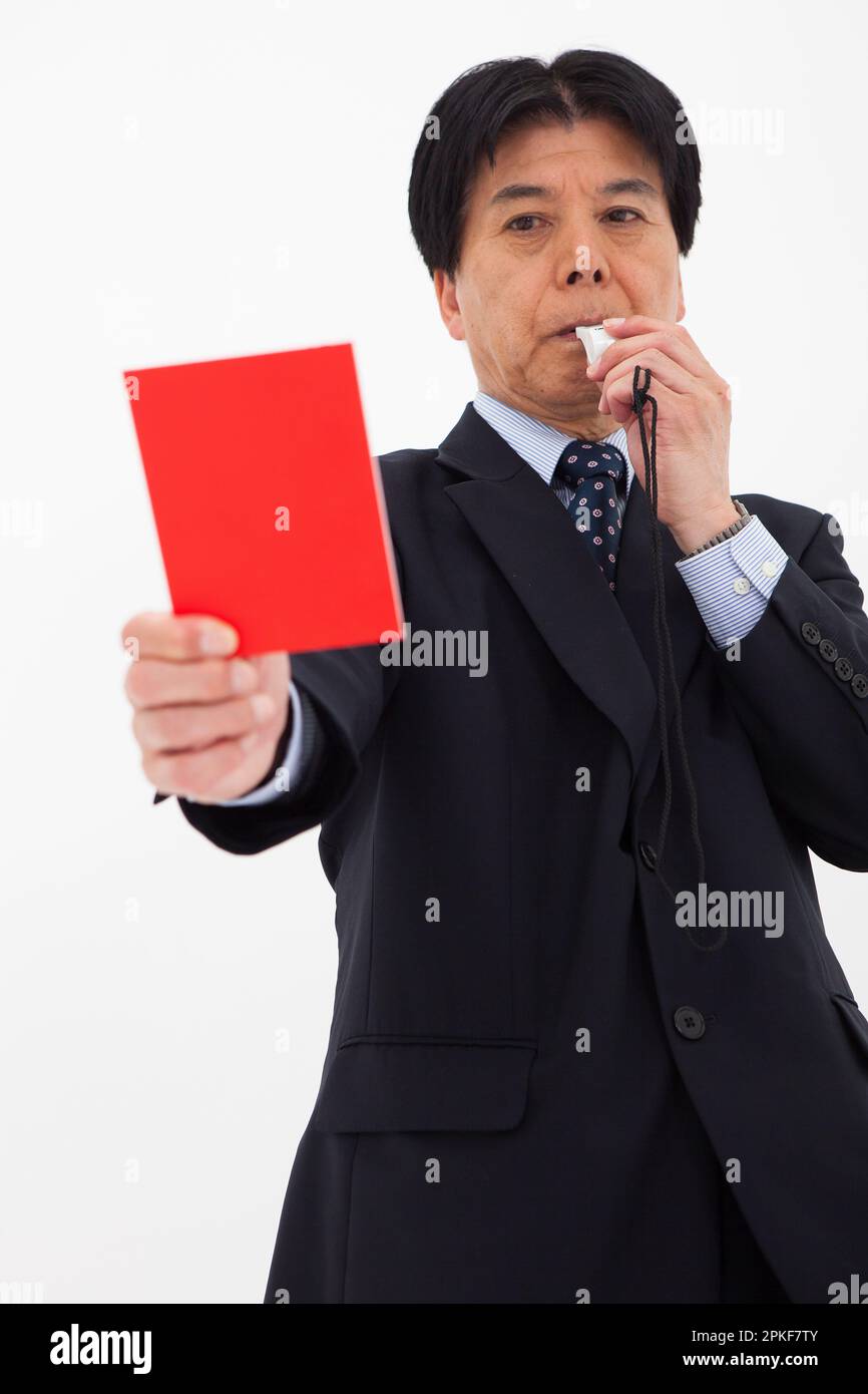 Manager giving warning hi-res stock photography and images - Alamy