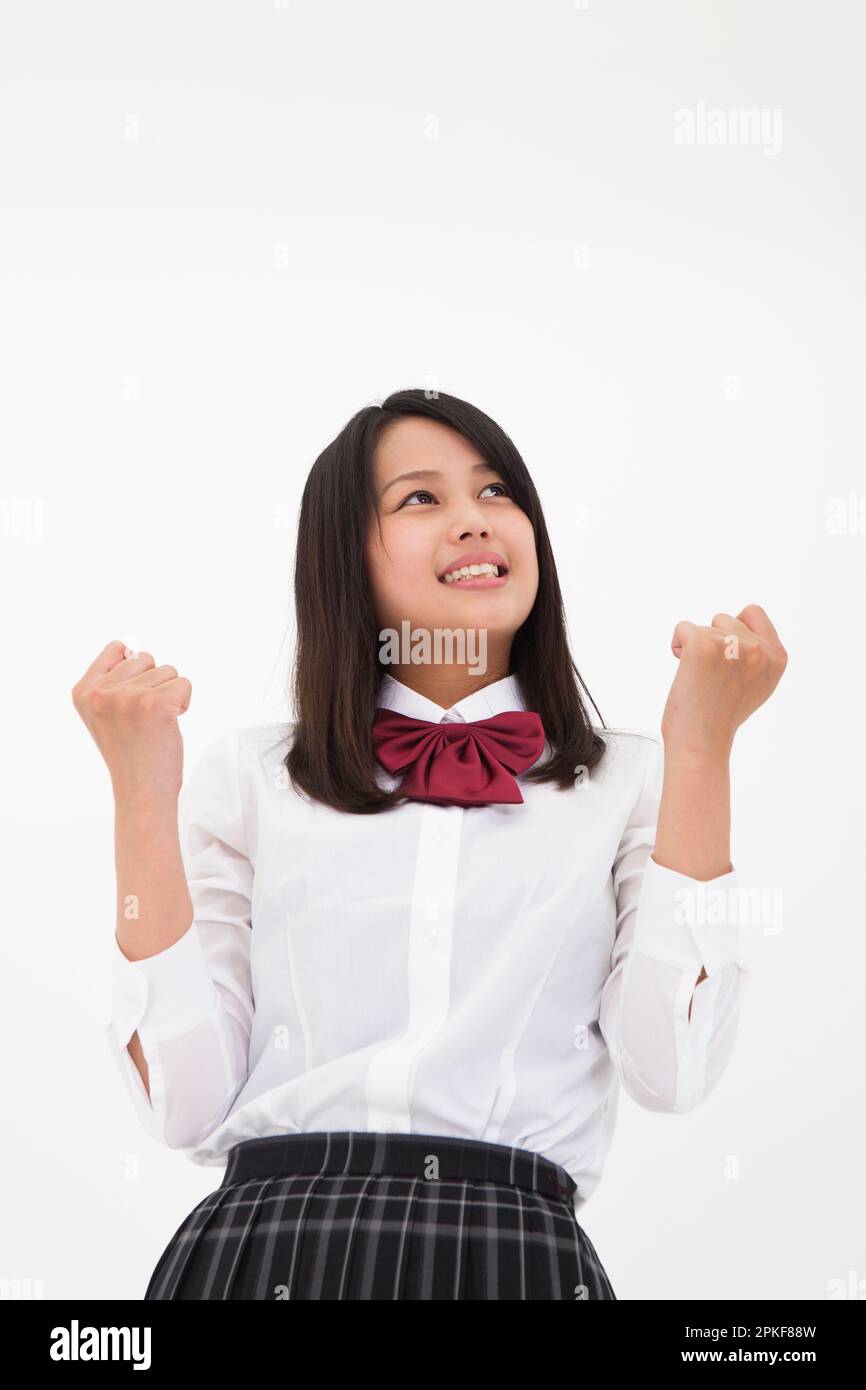 High school students posing with their guts Stock Photo - Alamy