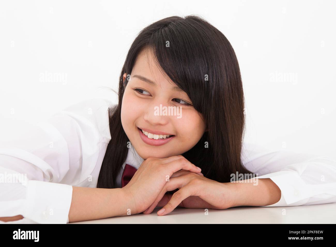 Thinking high school student Stock Photo - Alamy