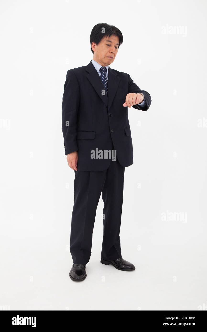 Man in suit Stock Photo - Alamy