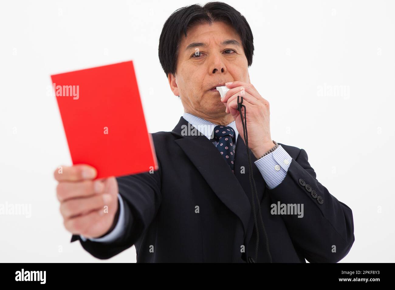 Manager giving warning hi-res stock photography and images - Alamy