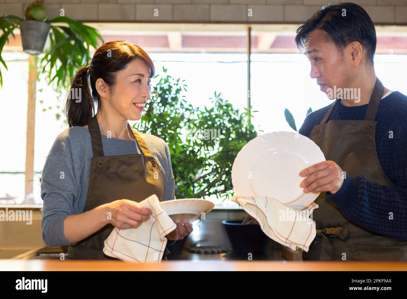 Washing counter hi-res stock photography and images - Alamy