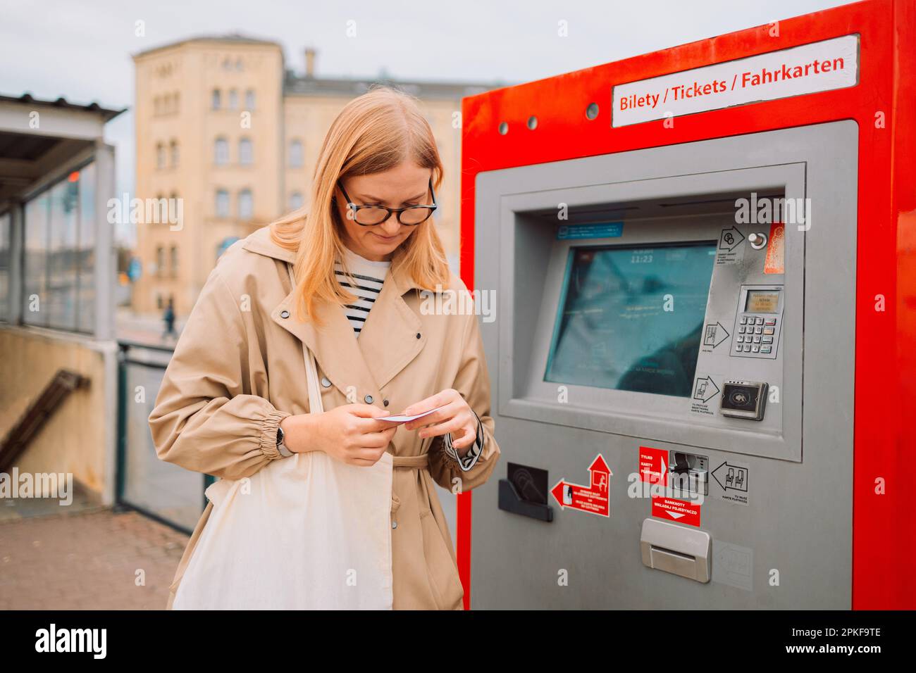 Ticket vending and card reload machine hi-res stock photography and ...