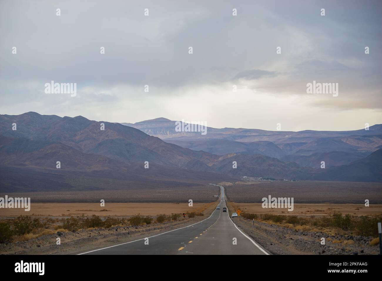Beautiful straight road landscape around hi-res stock photography and ...