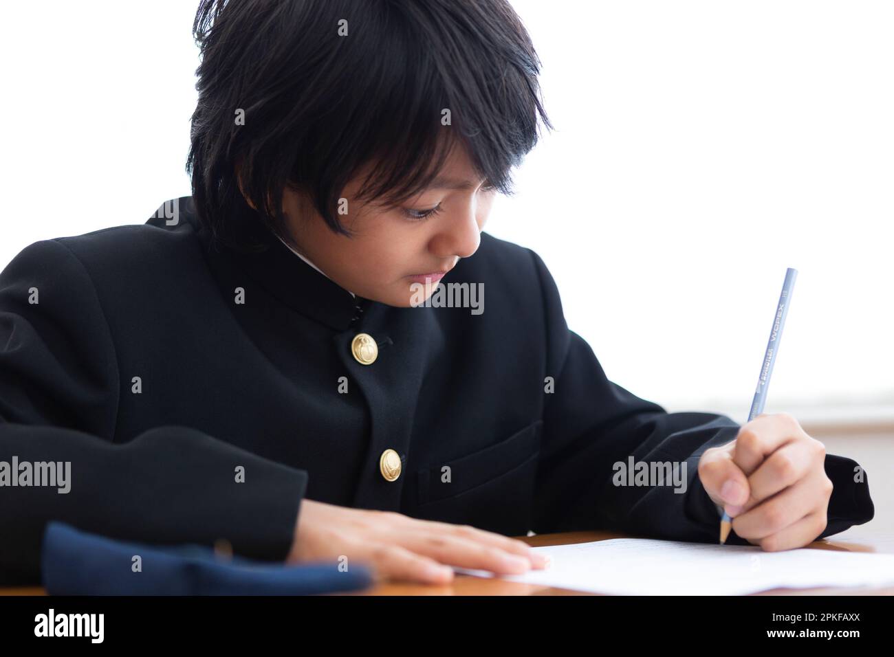 Junior High School Students in Class Stock Photo - Alamy
