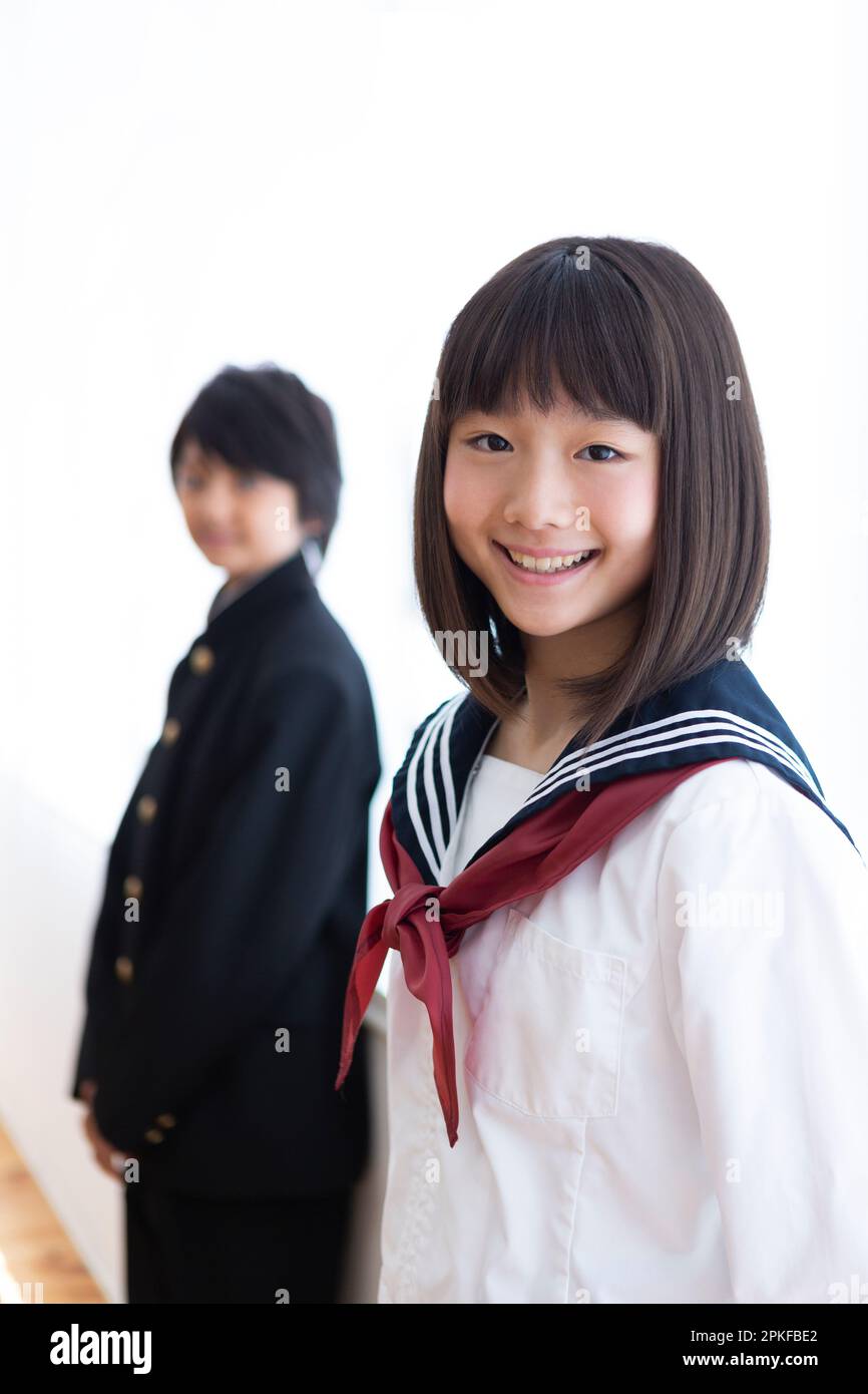 Portraits of Junior High School Students Stock Photo - Alamy