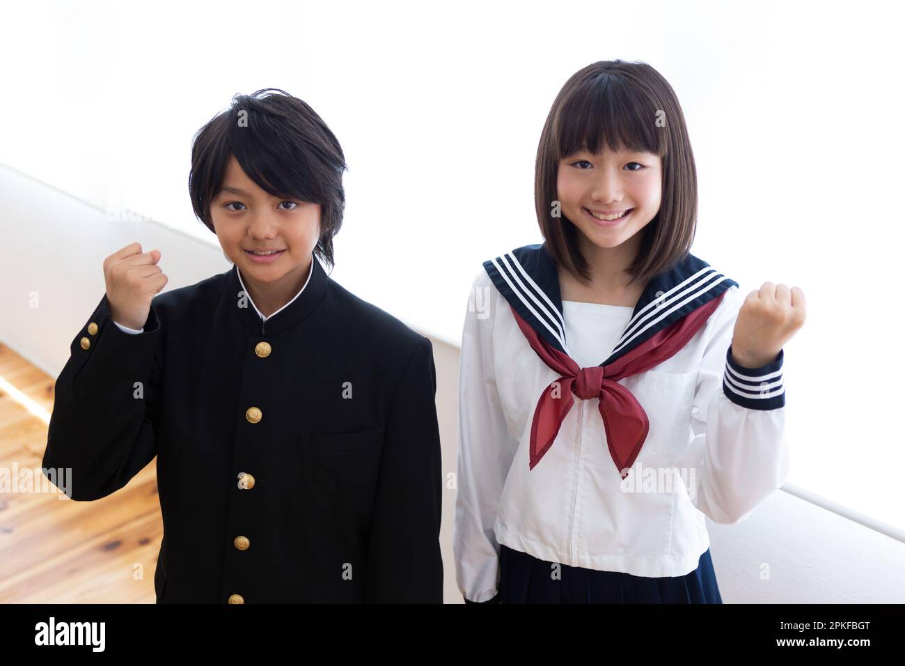 Junior high school student posing with his guts Stock Photo - Alamy