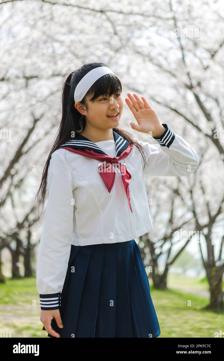 High school girls cheering hi-res stock photography and images - Alamy
