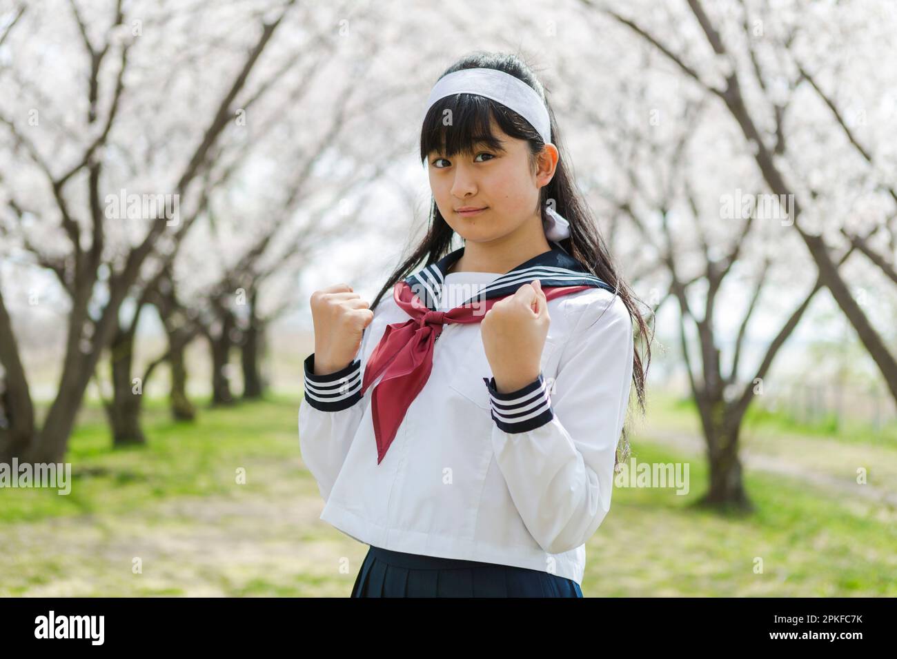 School girls cheering Stock Photo - Alamy