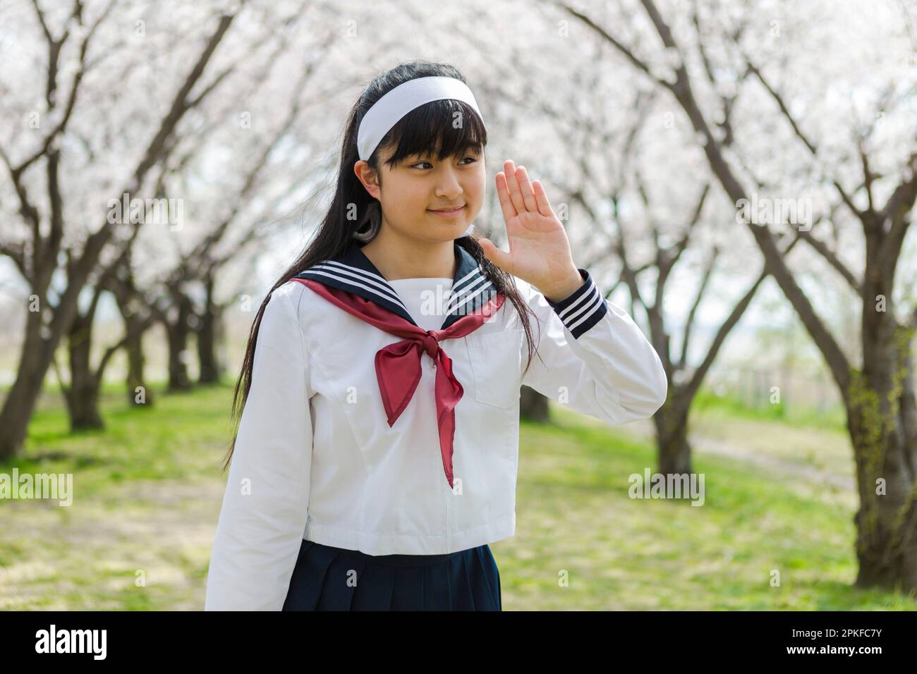School girls cheering Stock Photo - Alamy