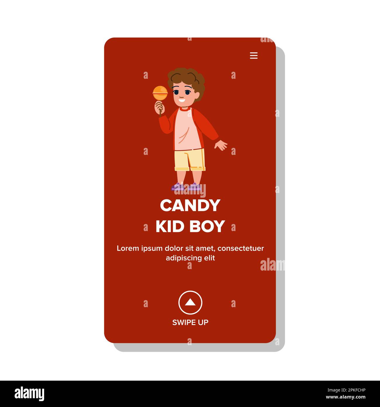candy kid boy vector Stock Vector Image & Art - Alamy
