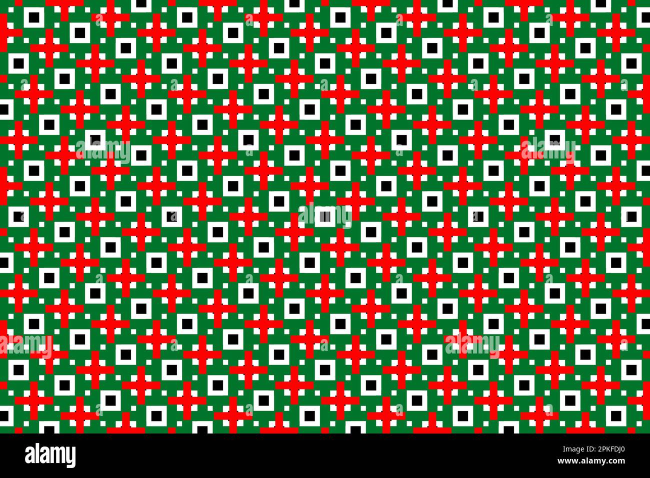 Geometric pattern in the colors of the national flag of United Arab ...