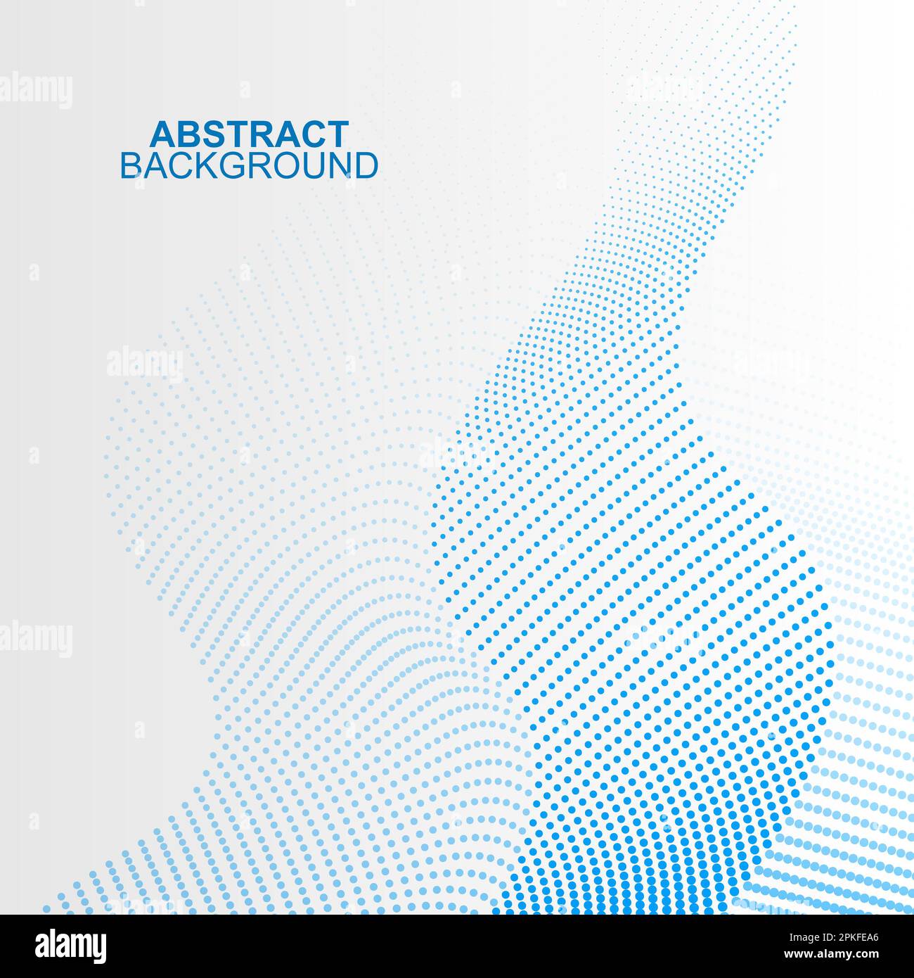 Blue dot wavy background. Abstract dot on white. Vector illustration ...