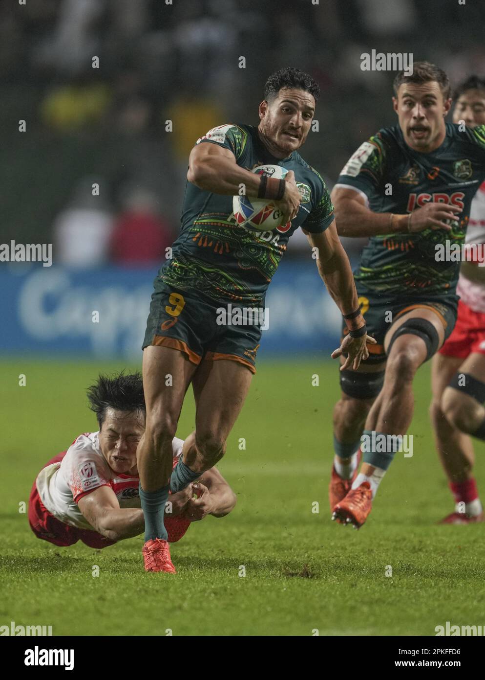 ***FOR NON-COMMERCIAL USE ONLY*** AustraliaHH Mathew Gonzalez runs with ...