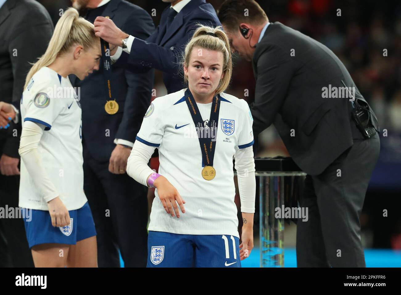 Wembley Stadium, London, UK. 6th Apr, 2023. Womens Finalissima Football ...
