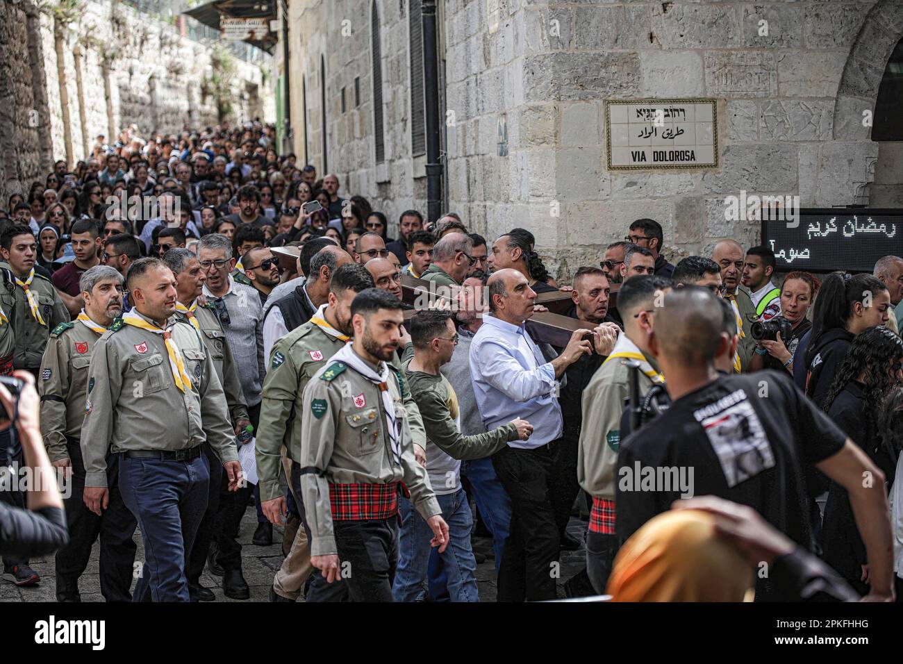 Via dolorosa jesus route crucifixion hi-res stock photography and ...