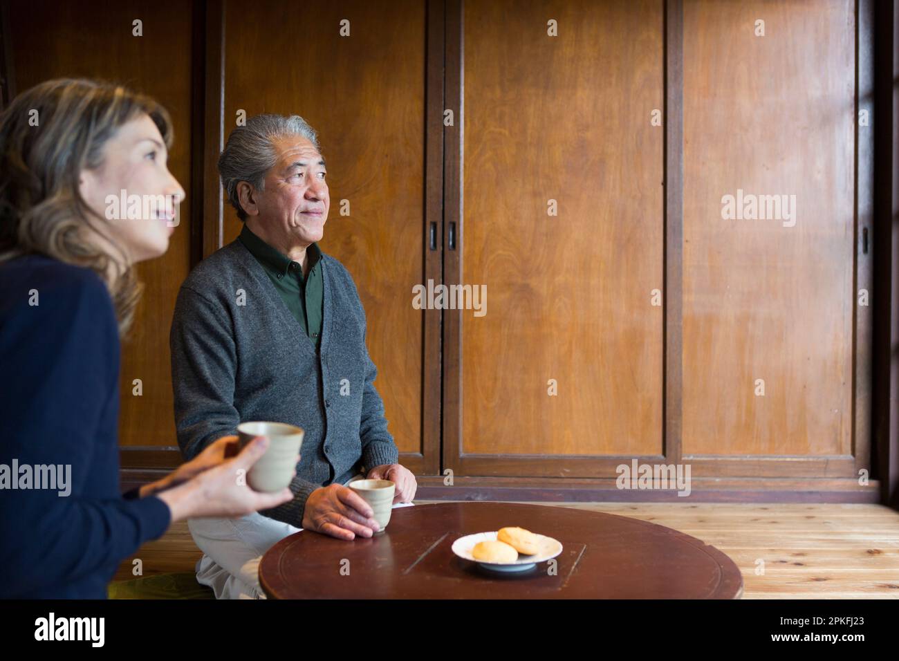 Elderly spending time with family hi-res stock photography and images ...