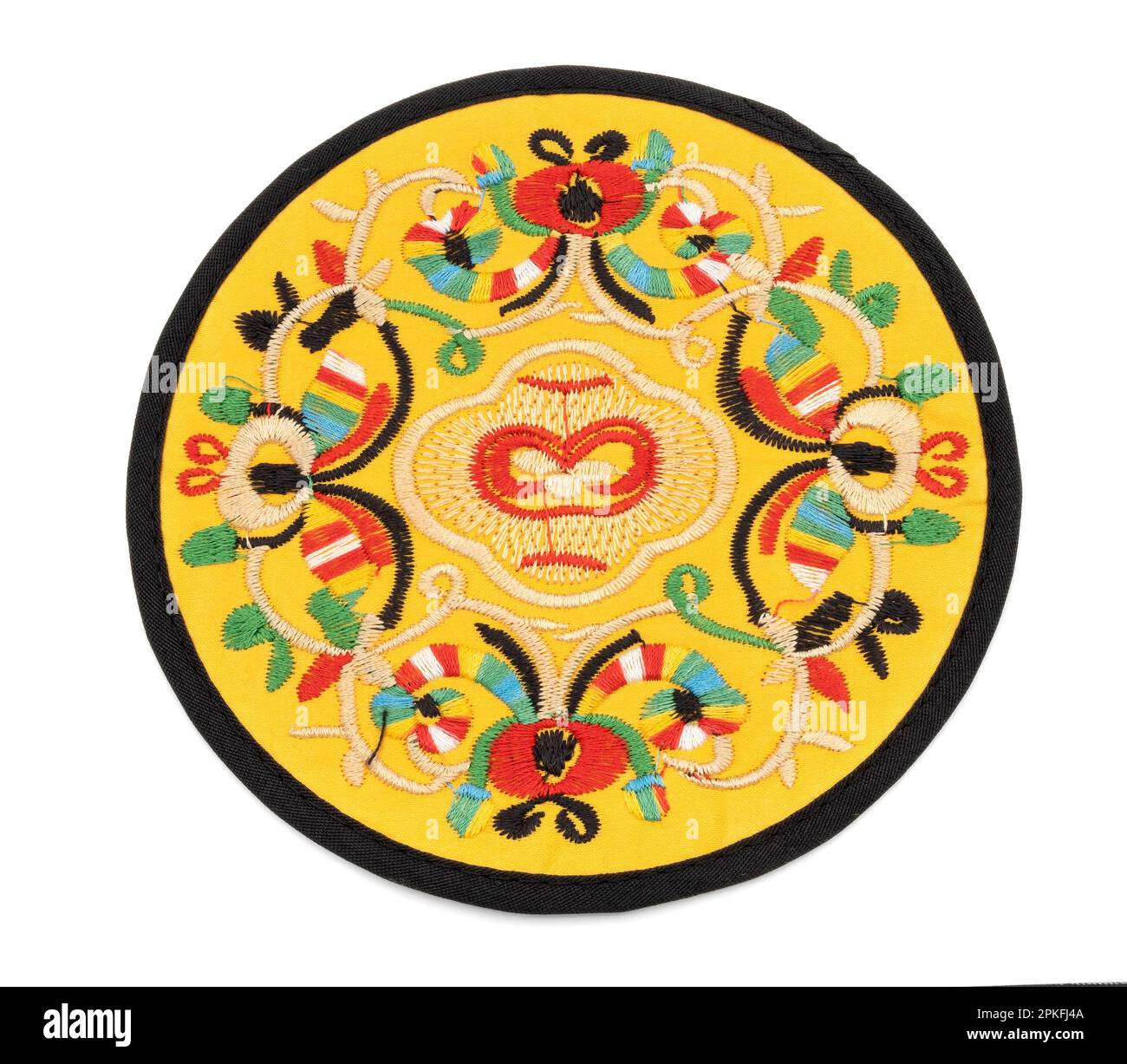 Chinese embroidery closeup. Auspicious patterns Stock Photo - Alamy