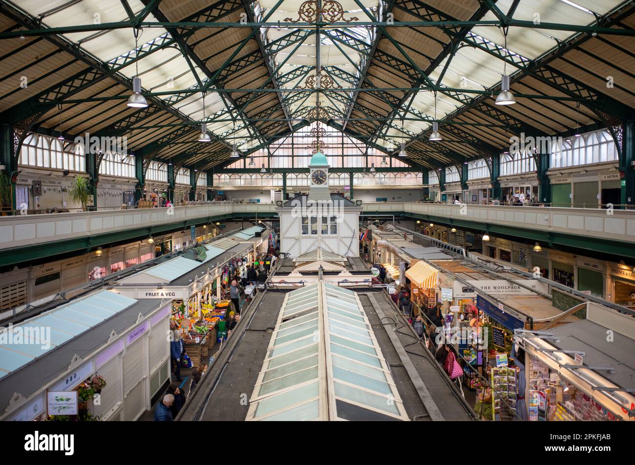 Central market cardiff wales hi-res stock photography and images - Alamy