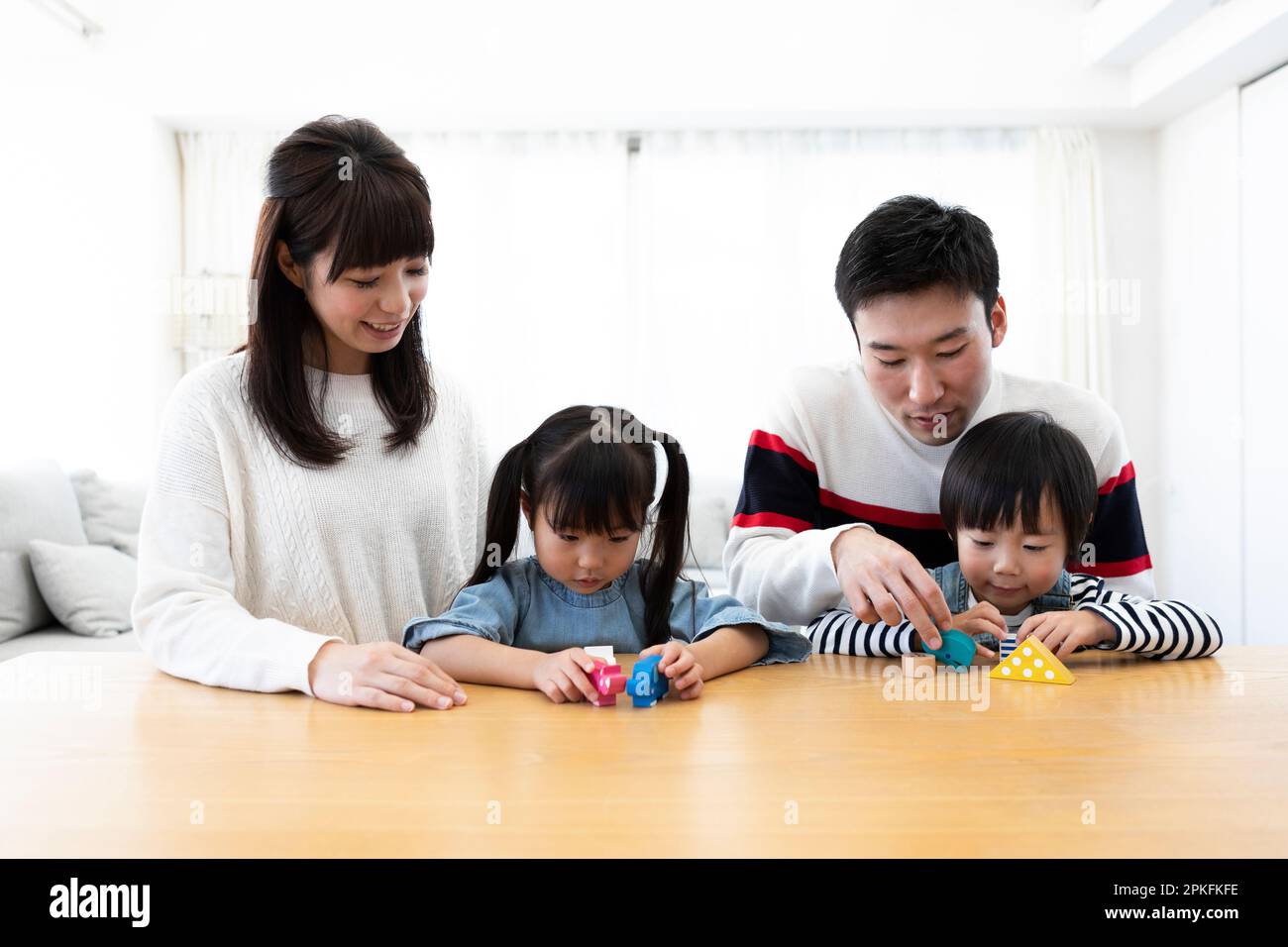 Family building blocks hi-res stock photography and images - Alamy