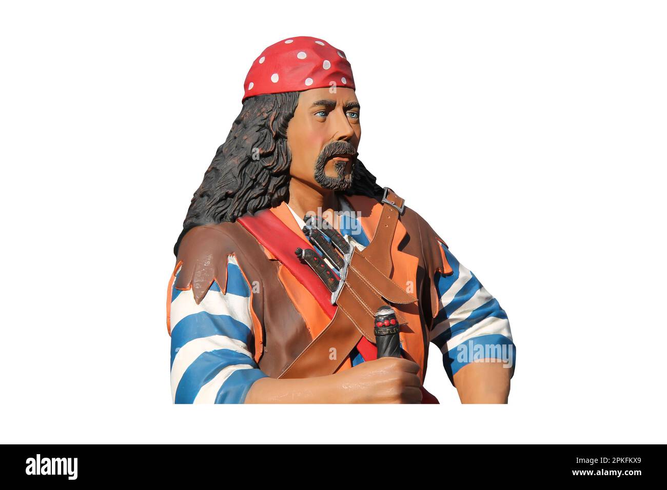 A Statue Model of a Classic Pirate Figure Stock Photo - Alamy