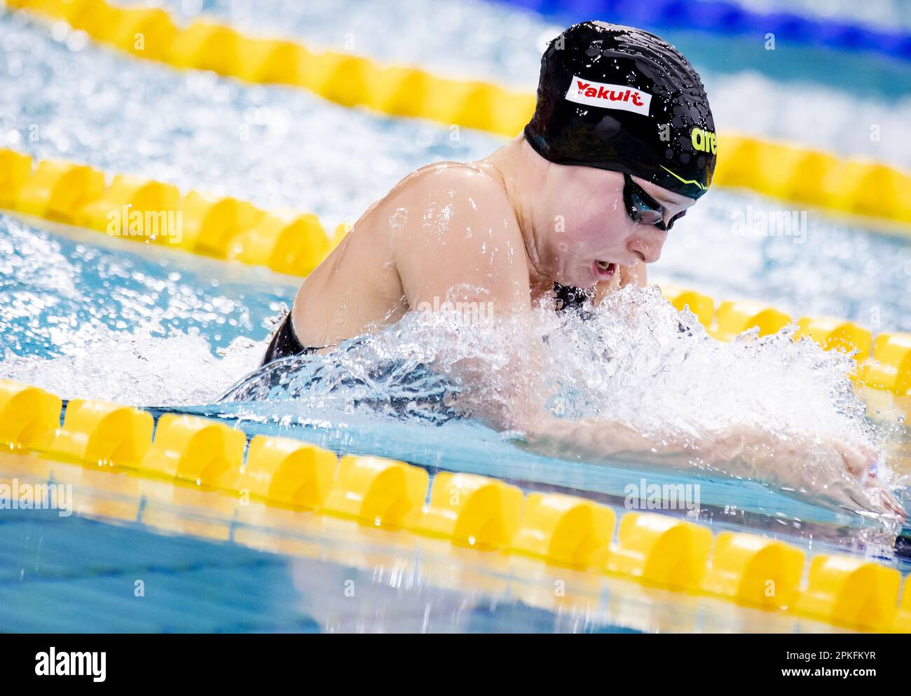 Eindhoven, Netherlands. 07th Apr, 2023. EINDHOVEN - Tes Schouten in ...