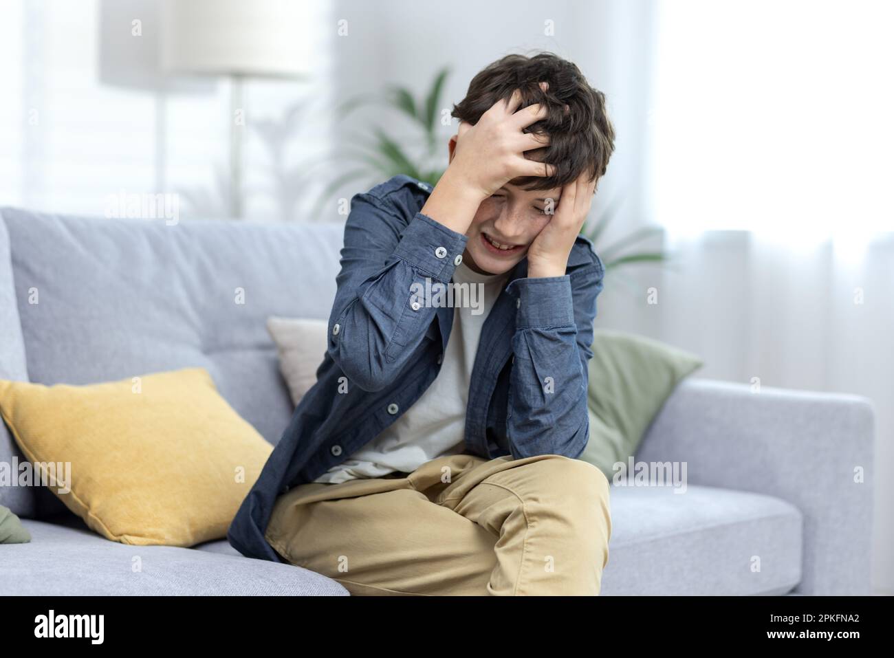 Child panic attack hi-res stock photography and images - Alamy