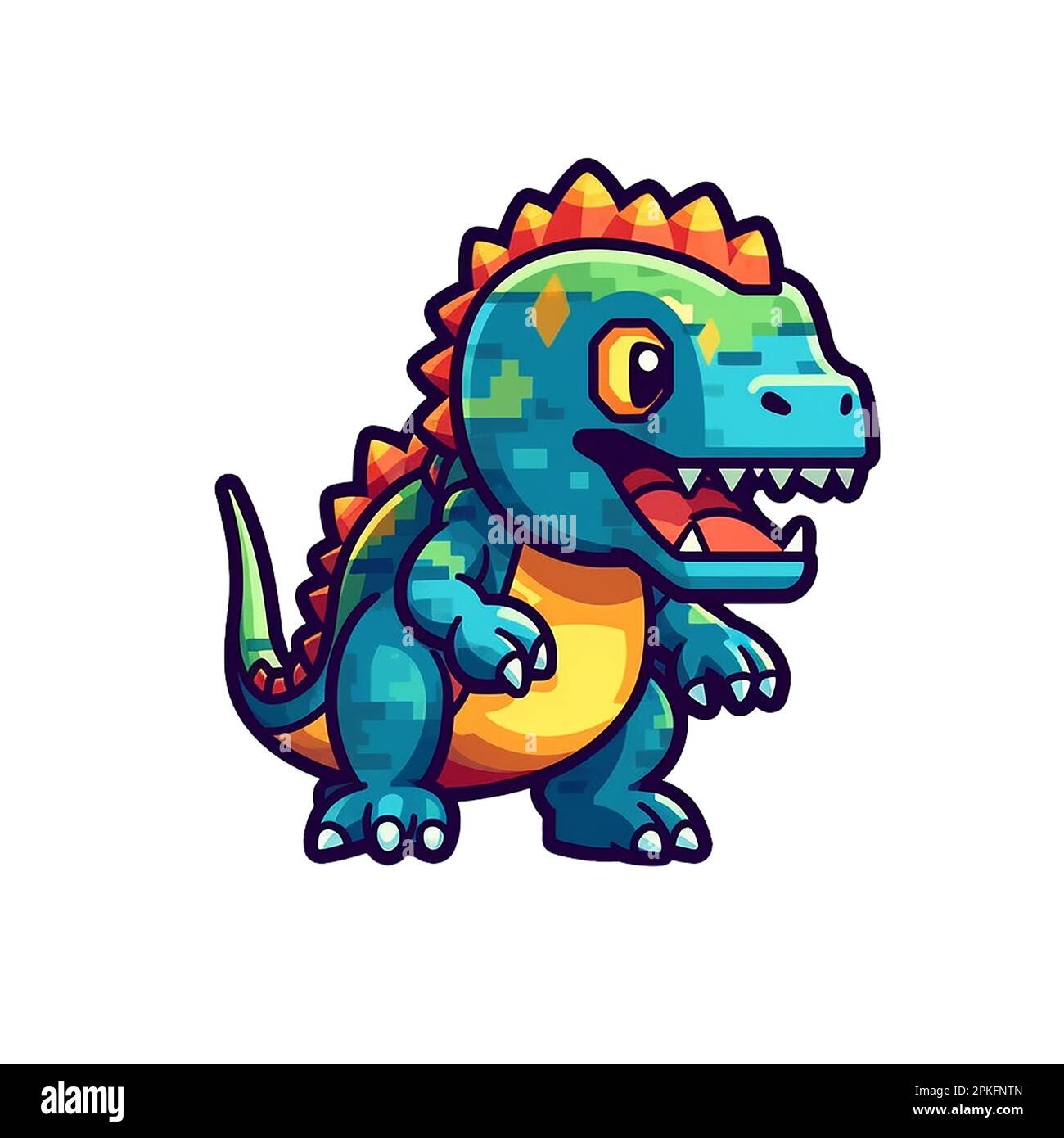 Dragon pixel hi-res stock photography and images - Alamy