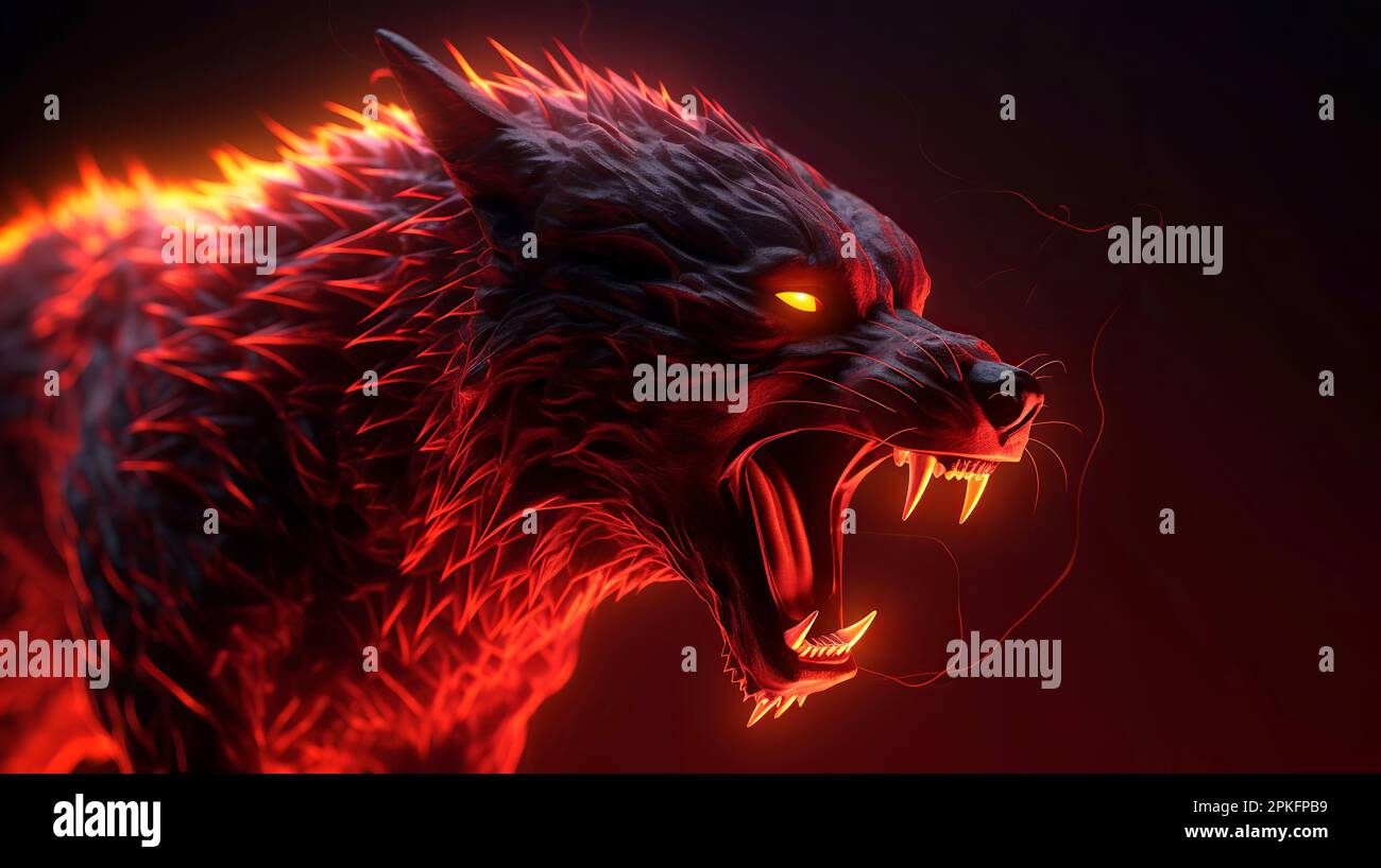 Animal eyes glowing in the dark hi-res stock photography and images - Alamy