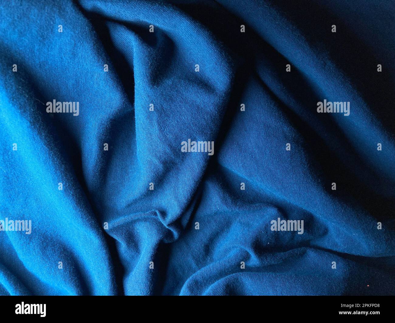 Blue fabric texture seamless, Blue background Stock Photo - Alamy