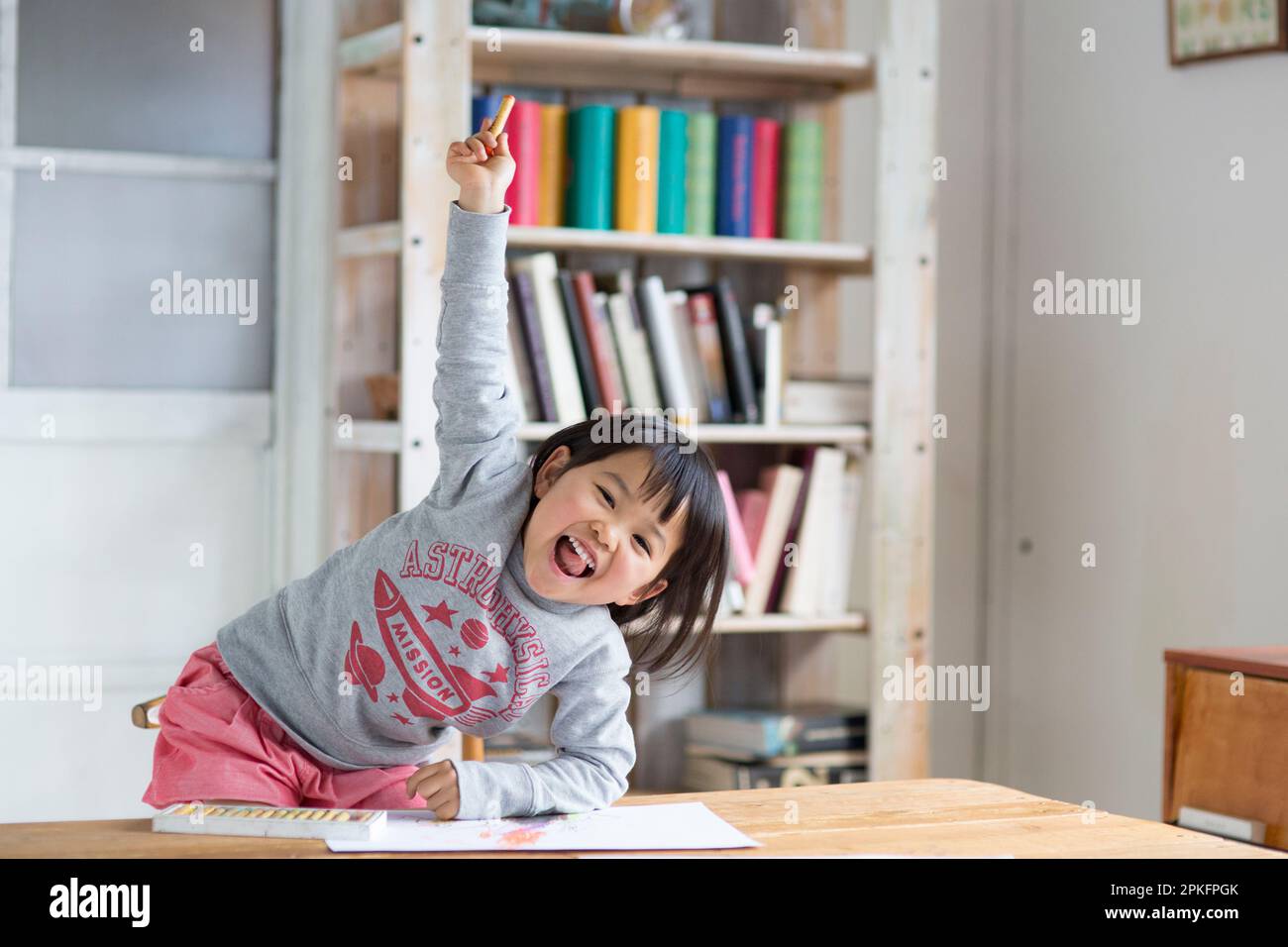 One person raising hand hi-res stock photography and images - Alamy