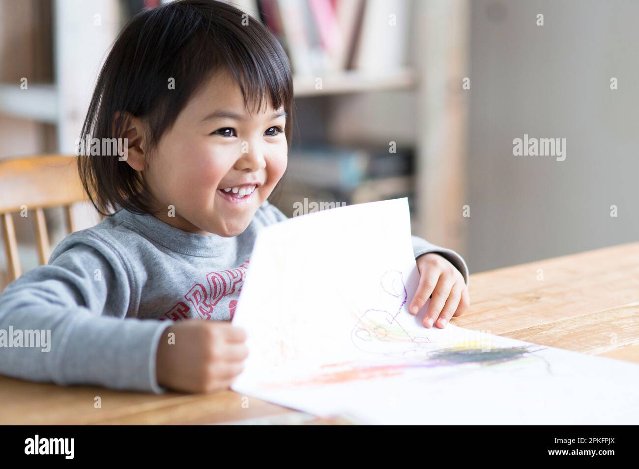 The Girl Who Paint Stock Photo - Alamy