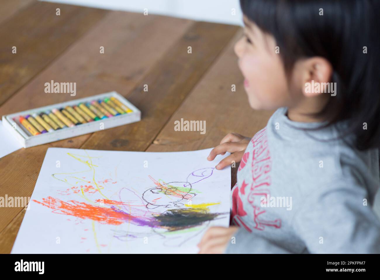 Crayon person hi-res stock photography and images - Alamy