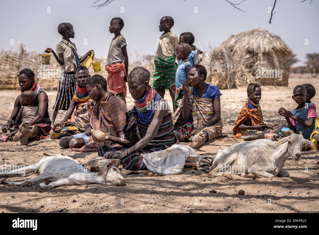 Starving African Man