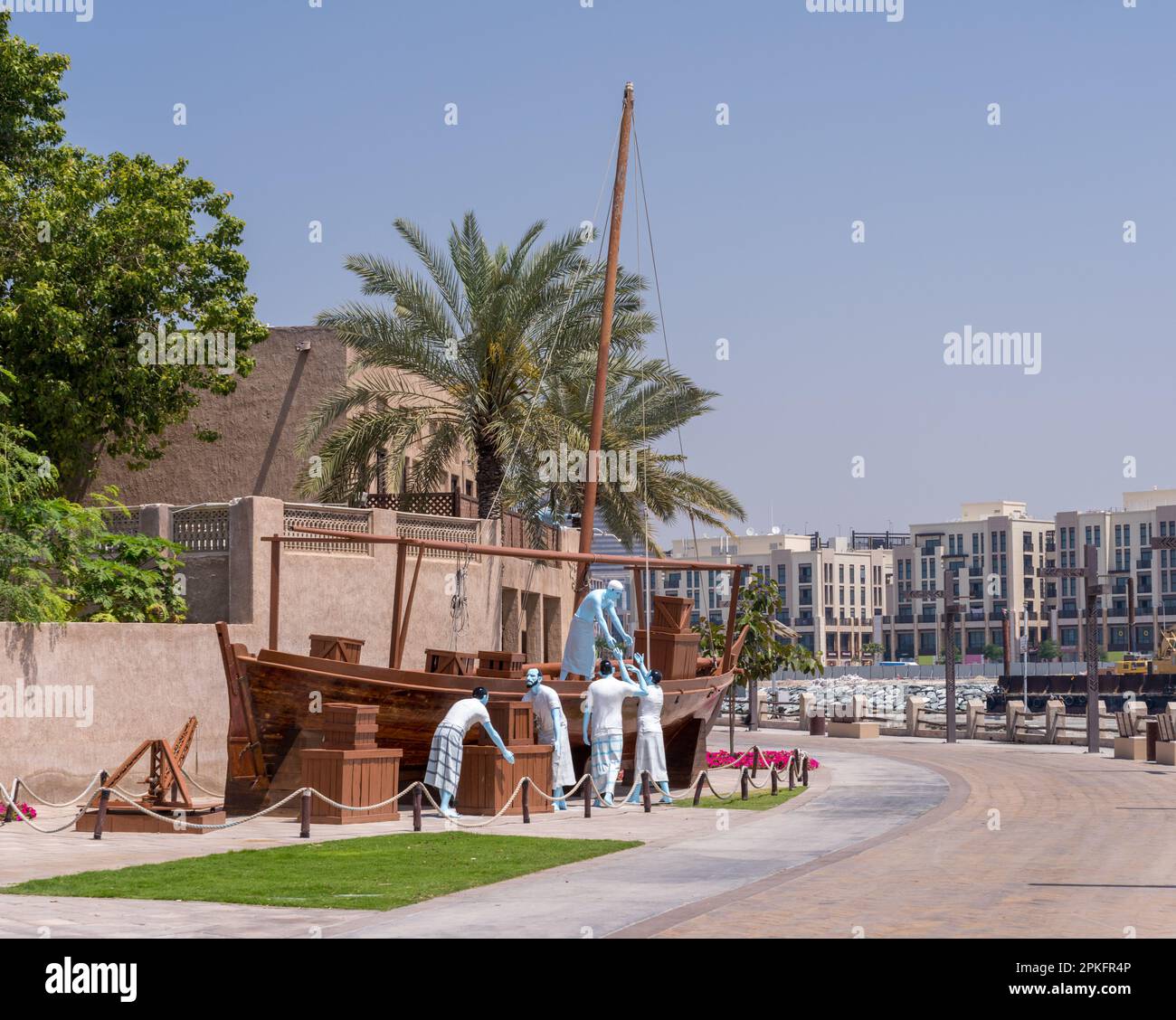 Reconstruction of Dhow and cargo in the Al Shindagha district and ...