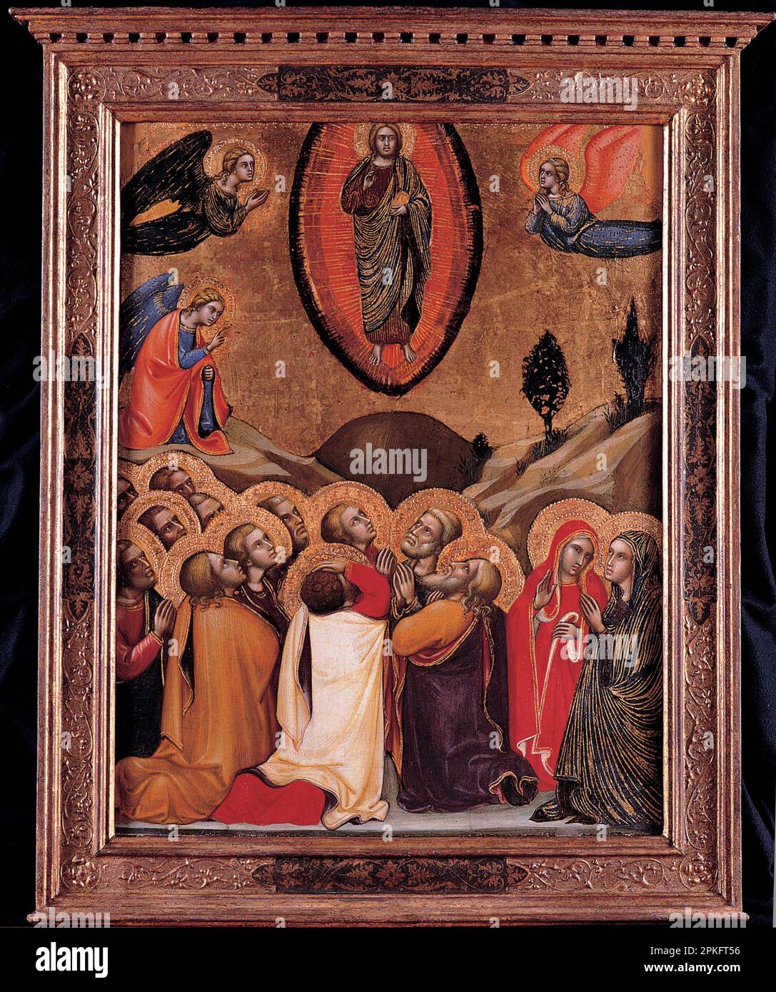 The Ascension (1372 - 1374) by Barnaba da Modena Stock Photo - Alamy