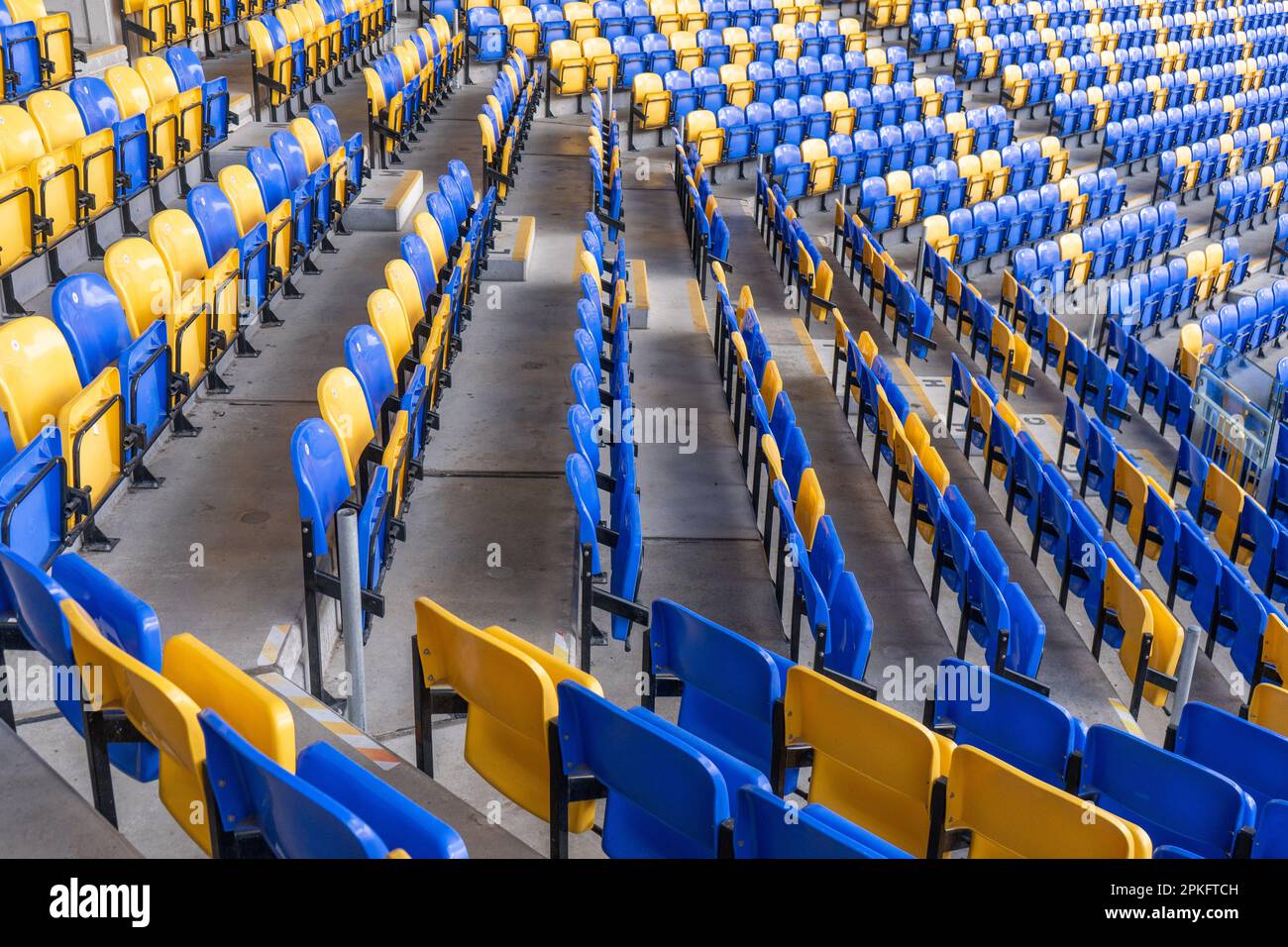 Empty stadium seats Stock Photo - Alamy