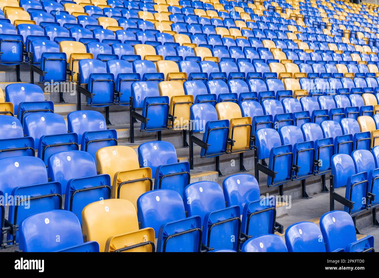 Empty stadium seats Stock Photo - Alamy